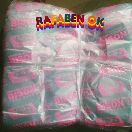 Jual Kantong plastik Putih Bison Pink - Ukuran 15 - Kota Tangerang ...