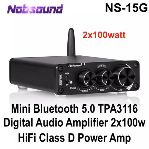 Jual NOBSOUND NS-15G Bluetooth 5.0 TPA3116 Digital Audio Amplifier ...
