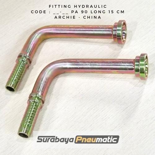 Jual Fitting Hose - 16-16 PA 90° Long 15cm - (Drat 1") - ARCHIE China ...