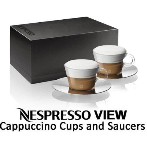Jual Nespresso original mug set 2set box murah asli piring stainless ...