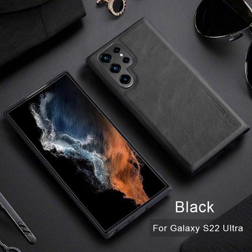 Jual Leather Case Samsung S22 / S22 Plus / S22 Ultra X- Level Premium ...