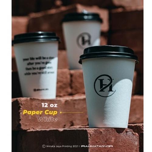 Jual SABLON CUP HOT - COLD PAPER CUP / GELAS KERTAS MINUMAN PANAS - DINGIN - 1000pcs - Kab ...