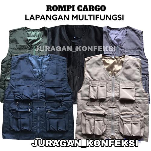 Jual ROMPI LAPANGAN BAHAN RIPSTOP - VEST - TACTICAL - WARTAWAN - PROYEK ...