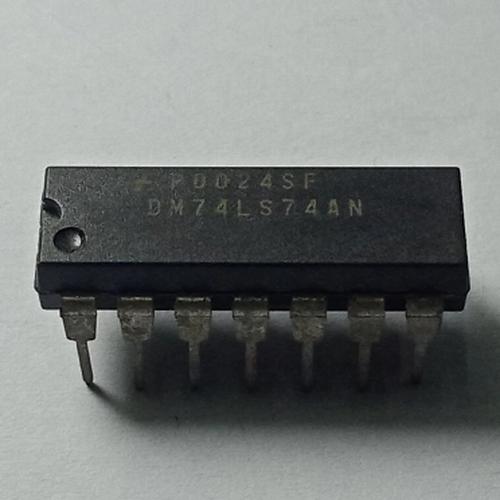 Jual IC DM74LS74AN 74LS74 DUAL POSITIVE EDGE TRIGGERED D FLIP FLOPS ...