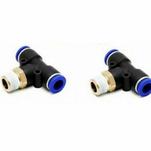 Jual Fitting Pneumatic Type PB 8-02 Fitting Angin TEE DRAT 1/4 ...