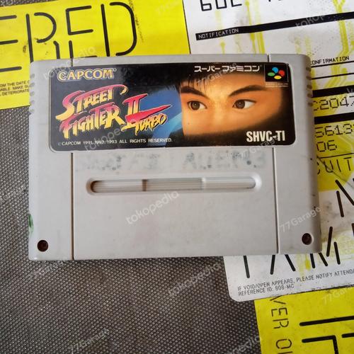 Jual Kaset Catridge SNES Super Nintendo STREET FIGHTER - SF2 Turbo ...