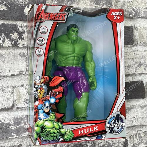 Jual MAINAN ROBOT HULK ADA SUARA BISA JALAN DAPAT BATERAI 3 PCS SIAP ...