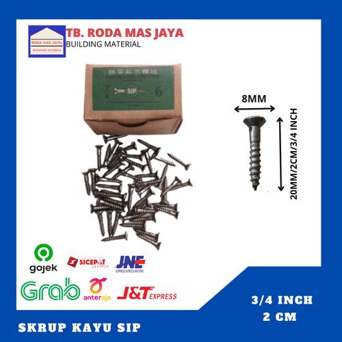 Jual Sekrup / Skrup / Scrup Kayu SIP Uk (1/2, 3/4, 5/8 Inch) - 5/8 inch ...