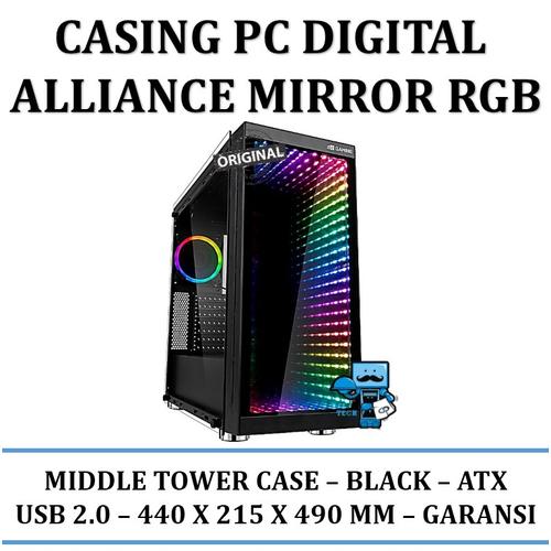Promo Casing PC Digital Alliance Mirror RGB - Black Cicil 0% 3x ...