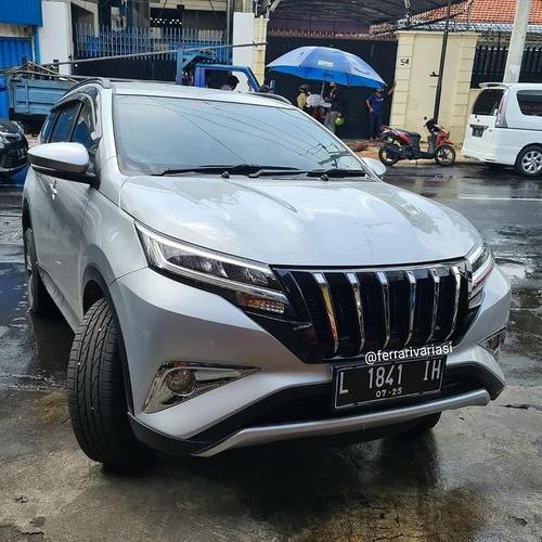 Jual grill apollo mobil all new rush/terios 2018 Black glossy chrome ...