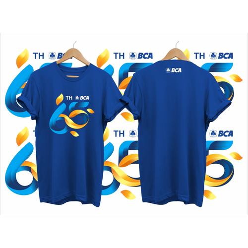 Jual Baju Kaos Bank Bca Ultah 65 - Tshirt Bank Bca Ultah 65th - Kaos ...