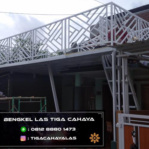 Jual Kanopi Balkon Mezzanine Deck besi murah Jabodetabek 085710738708 ...