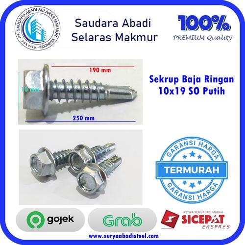 Jual Sekrup Baja Ringan SO 10x19 Putih - Jakarta Barat - Saudara Abadi ...