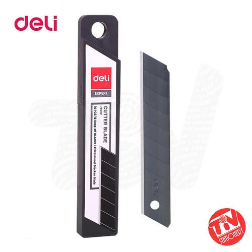 Jual Refill / Isi Cutter DELI Black Blade Besar (1 pack = 10 pcs) - Kab ...