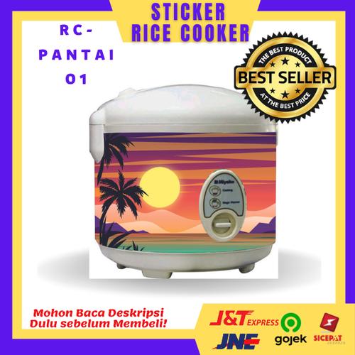 Jual Sticker Magiccom RiceCooker PANTAI/ RC-PANTAI /STICKER RICE COOKER ...