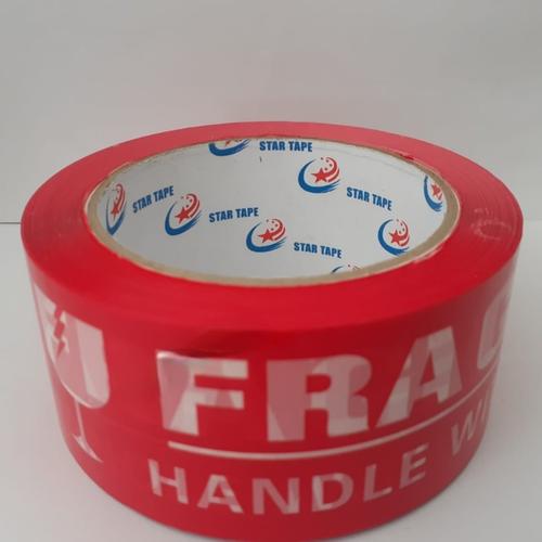 Jual Lakban Fragile STAR 48mm*100Y/Lakban Jangan Dibanting Pecah Belah ...