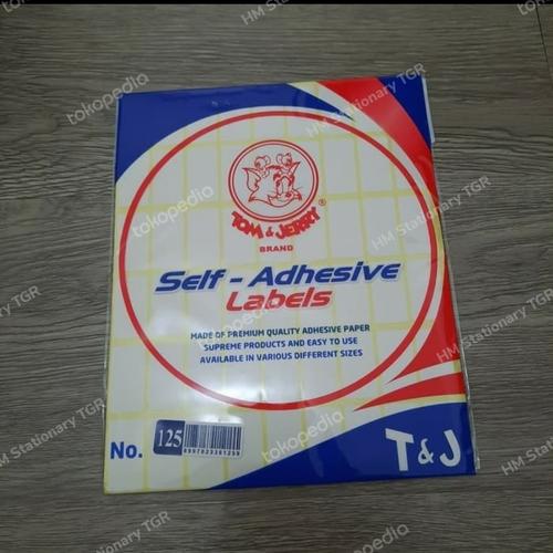Jual Label Tom & Jerry No.125 / Label Stiker No.125 Tom & Jerry ...