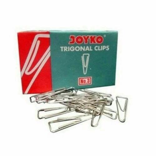 Jual PAPER CLIP TRIGONAL CLIP PENJEPIT KERTAS SEGITIGA JOYKO- NO.3 ISI ...