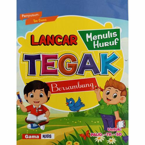 Jual Buku Belajar Anak Belajar Bahasa Menulis Huruf (Gama Kids) - Tegak ...
