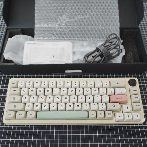Jual Mechanical Keyboard TOM 680 + Boba Switch + Keycaps 9009 Retro ...