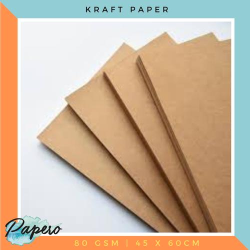 Jual Kertas Coklat Kraft Samson 45x60 cm roll - A4 10 lbr/pack - Kota ...