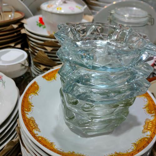 Jual Asbak Kristal Kaca Beling Tebal Berkualitas - BULAT - Jakarta ...