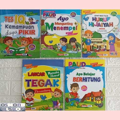 Jual Buku Belajar Anak Belajar Bahasa Menulis Huruf (Gama Kids ...