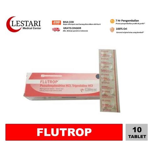 Jual Flutrop Pilek Hidung Tersumbat [ Strip / 10 Tab] - Kab. Sleman ...