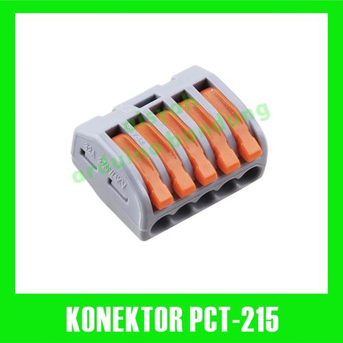Promo PCT-215 Quick Connect Terminal Block Clamp 5p 5 pin kabel cable ...