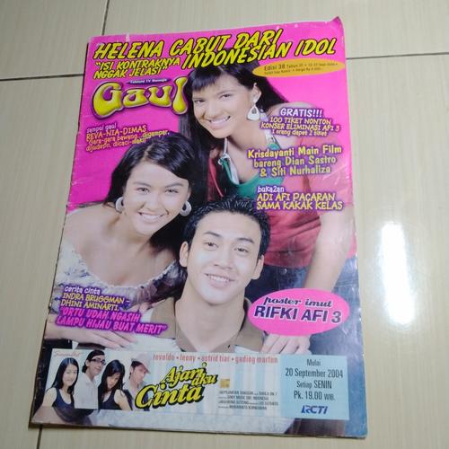 Jual Tabloid GAUL No.38 Sep 2004 NIA REVALINA DIMAS + POSTER - Kota ...