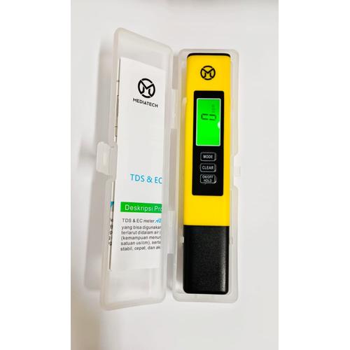 Jual TDS & EC Meter Kuning Alat Ukur Pada Hidroponik / TDS Dan EC Meter ...