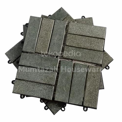 Jual Lantai Batu Alam Andesit Motif Zigzag / decking tile stone deck ...