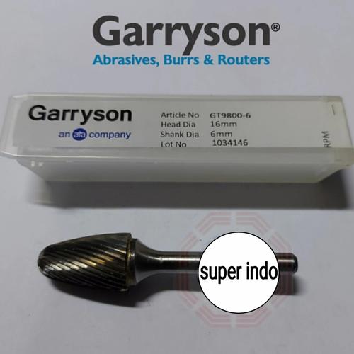 Jual GARRYSON - CARBIDE BURRS ROTARY TUNGSTEN MATA TUNNER GT9800-6 ...