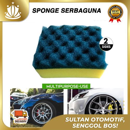 Jual Sponge Busa Semir Ban Motor Mobil Spon Serbaguna 2 Side Poles ...