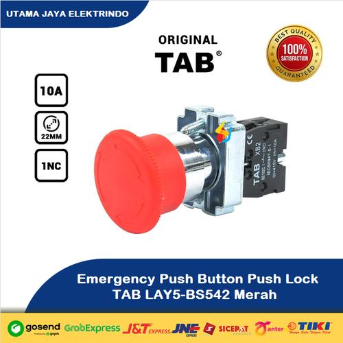Jual Emergency Push Button Push Lock TAB LAY5-BS542 Merah - Jakarta ...