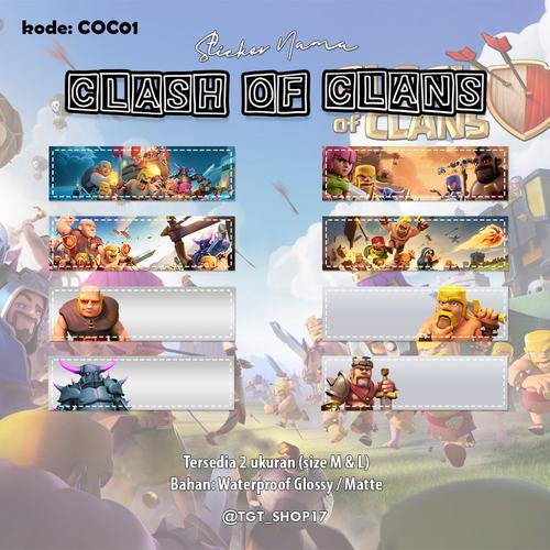 Jual Sticker Label Nama COC Cinnamoroll Chibi Maruki Conan Cars ...