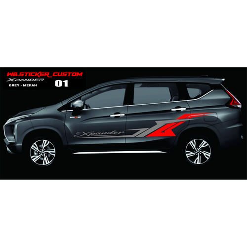 Jual VARIASI STICKER BODY SAMPING MOBIL XPANDER DECAL STICKER XPANDER ...
