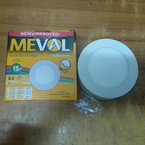 Jual Lampu LED Downlight Outbow Meval 6 Watt Round slim Downlight ...