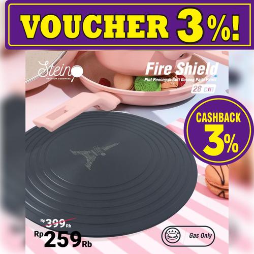 Jual Steincookware STEIN Fire Shield (Plat Pencegah anti-gosong pada ...