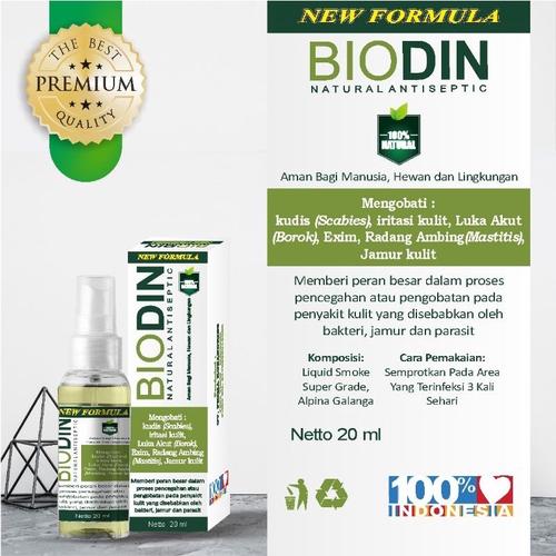 Jual Biodin spray obat kucing anjing anti jamur scabies kulit cat dog ...