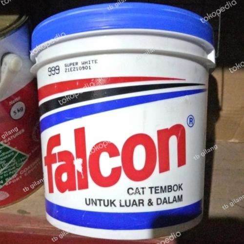 Promo cat tembok murah falcon wall paint interior exterior galon 4,5 kg awet - 041 Lake Blue ...