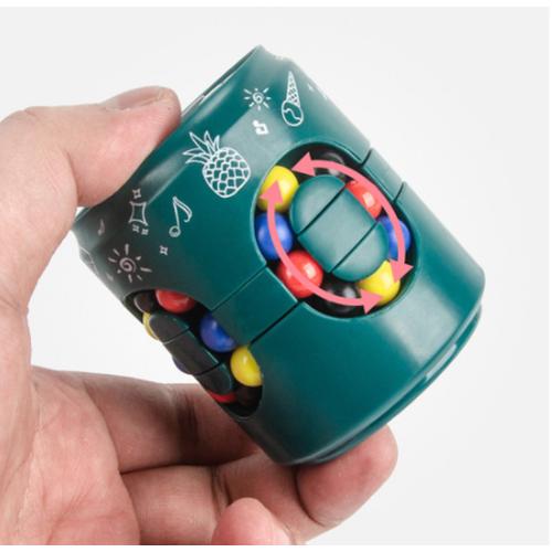 Jual Rubic Round Cube Rotating Magic Beans Fidget Toy Viral Tiktok - V3 ...