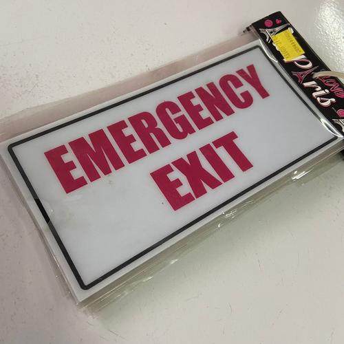 Jual Sign Board / Papan Tanda : Emergency Exit - Jakarta Timur - TMA ...