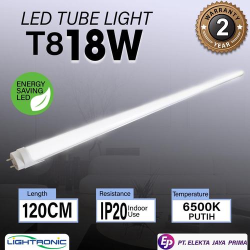 Jual EJP LAMPU LED TUBE LIGHT TL T8 18 WATT PUTIH 18W 120CM ...