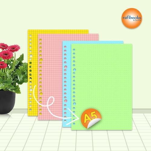 Jual Loose Leaf HVS A5 Warna - Isi Notes / Isi Binder / Kertas Binder ...