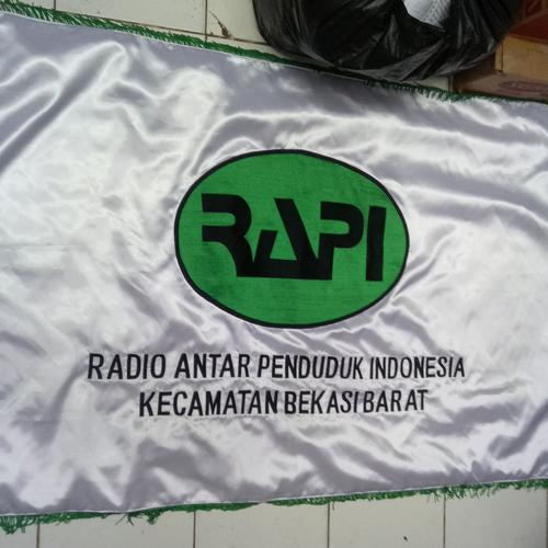 Jual bendera pataka bordir logo Radio Antar Penduduk indonesia,Rapi ...