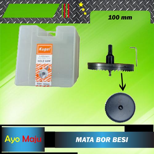Jual Hole Saw Besi 100mm / HoleSaw Besi 100mm / Mata Bor Besi 100mm ...