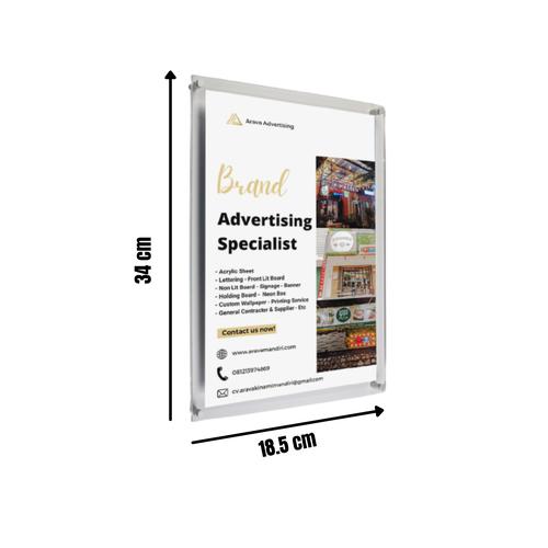 Jual Display Poster Akrilik Bening/ Frame Akrilik (Ukuran Custom) - 34 ...