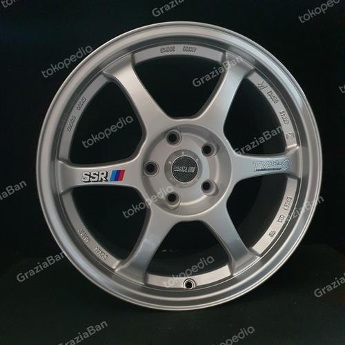 Jual velg mobil ssr type c 17x7.5 et38 5x114.3 silver - Kab. Semarang ...