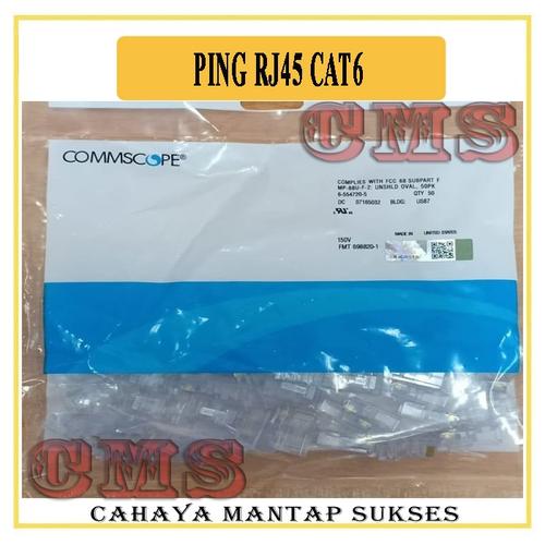 Jual Original AMP Commscope Harga Ecer Connector LAN ping RJ45 Cat5 ...